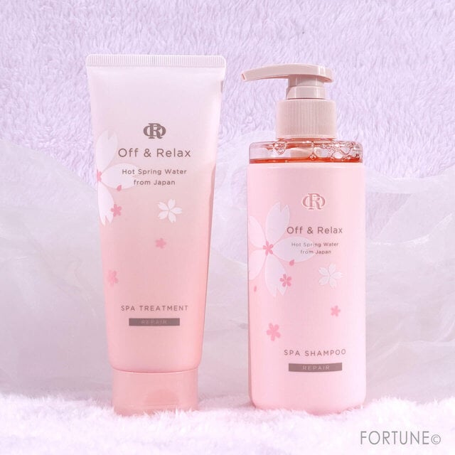 Off＆Relaxから甘く華やぐ“夜桜の香り”の「シャンプー＆トリートメントセット」が限定発売♡ - Peachy - ライブドアニュース