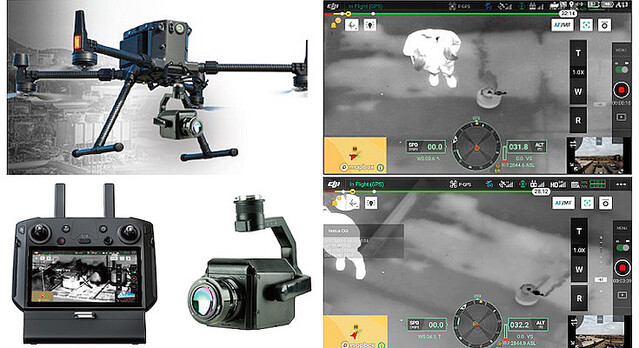 メタンガスなどの漏洩を可視化 ドローン搭載型ガス検知用カメラ「OGI640」の点検サービス アイ・アール・システムが提供開始 - ライブドアニュース