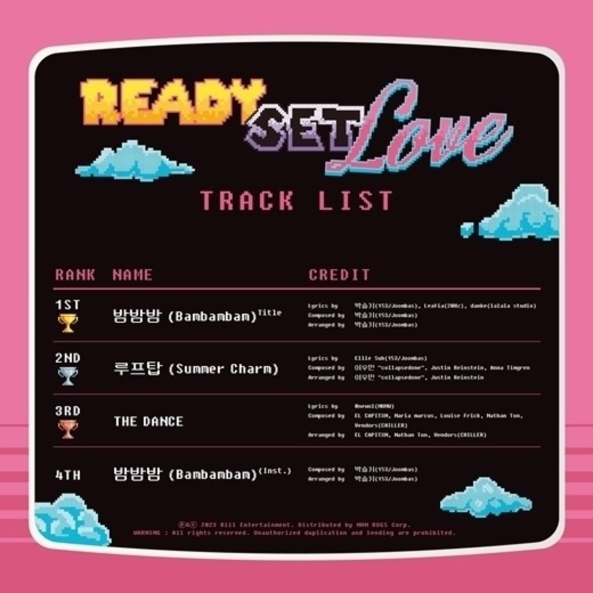 【画像】元GFRIEND イェリン、2ndミニアルバム「Ready, Set, LOVE」トラックリストを公開…タイトル曲は「Bambambam」 - ライブドアニュース