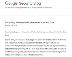 Google、Rust Foundationに100万ドル助成 - C++との相互運用性向上目指す - ライブドアニュース