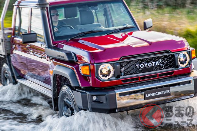 V8+MTアリ！ トヨタ新型「ランドクルーザー70」初公開！ “顔面”刷新で2023年末豪にも投入へ - ライブドアニュース