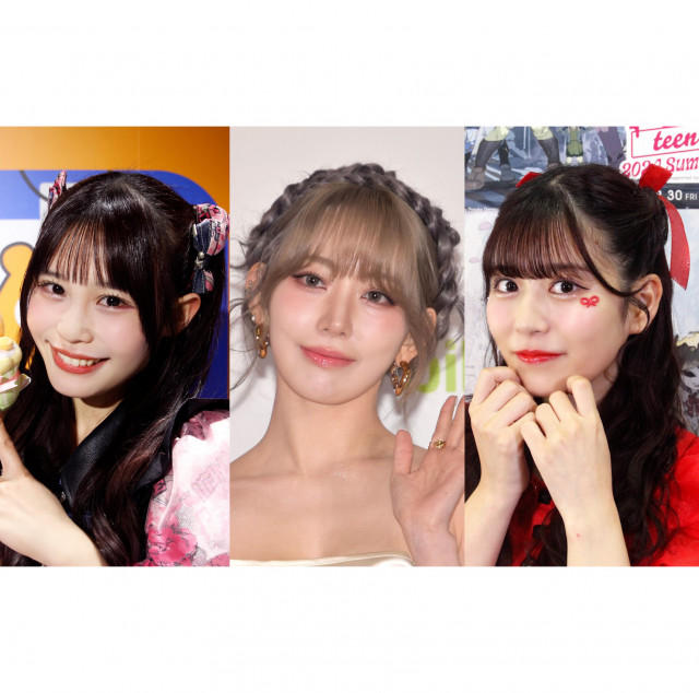 LE SSERAFIM宮脇咲良、FRUITS ZIPPER月足天音＆CANDY TUNE村川緋杏との3ショットにファン胸熱「奇跡の再会 ...