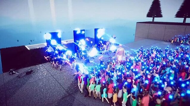 大量の人々を操作して遊ぶ新作VRパズルゲーム『HUMANITY』がPS VR&PS VR2で5月にリリース。 - ライブドアニュース