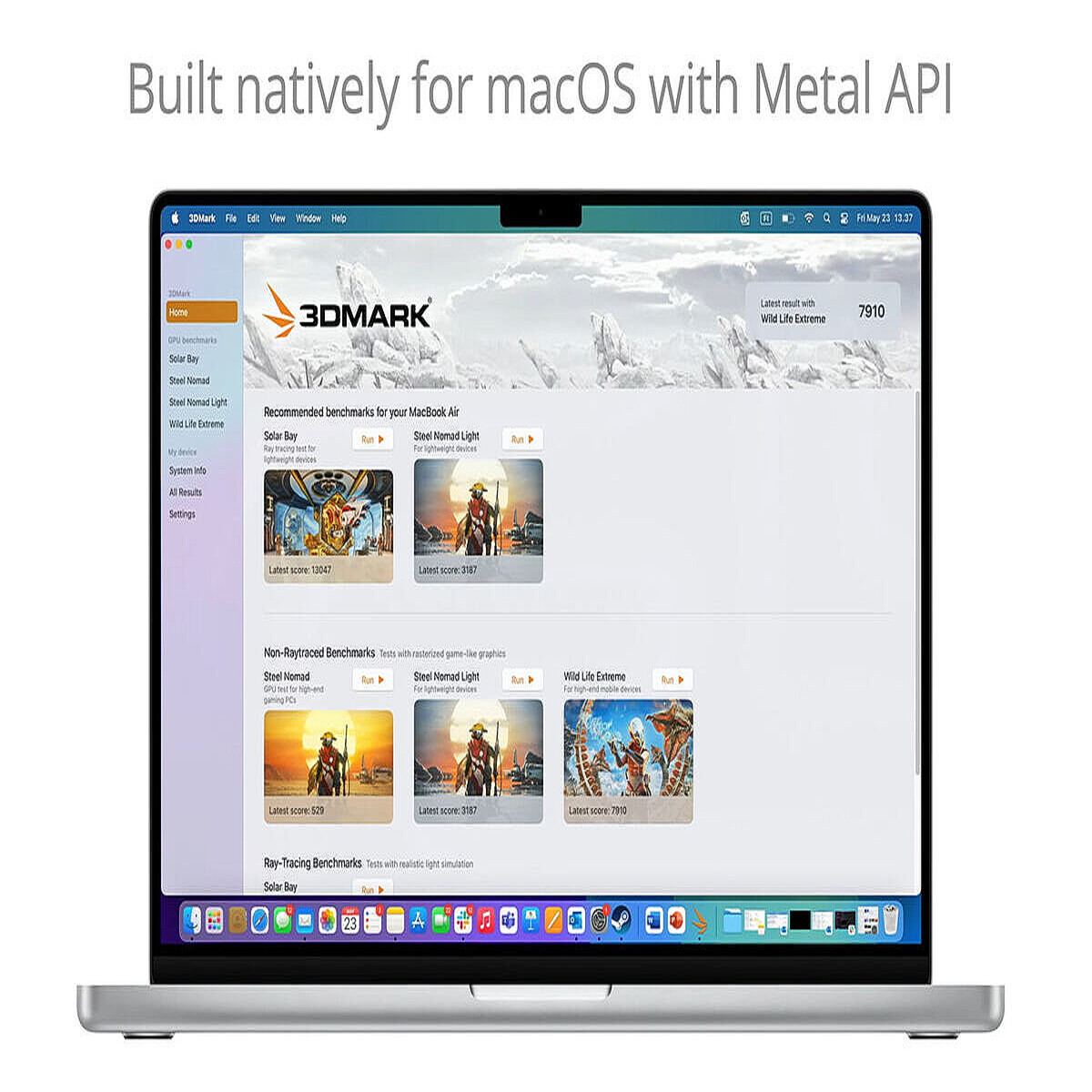 GPUベンチマークの『3DMark』がmacOSに正式対応、Metal APIネイティブ仕様でレイトレ性能も計測可能に (2025年6月13日掲載) - ライブドアニュース