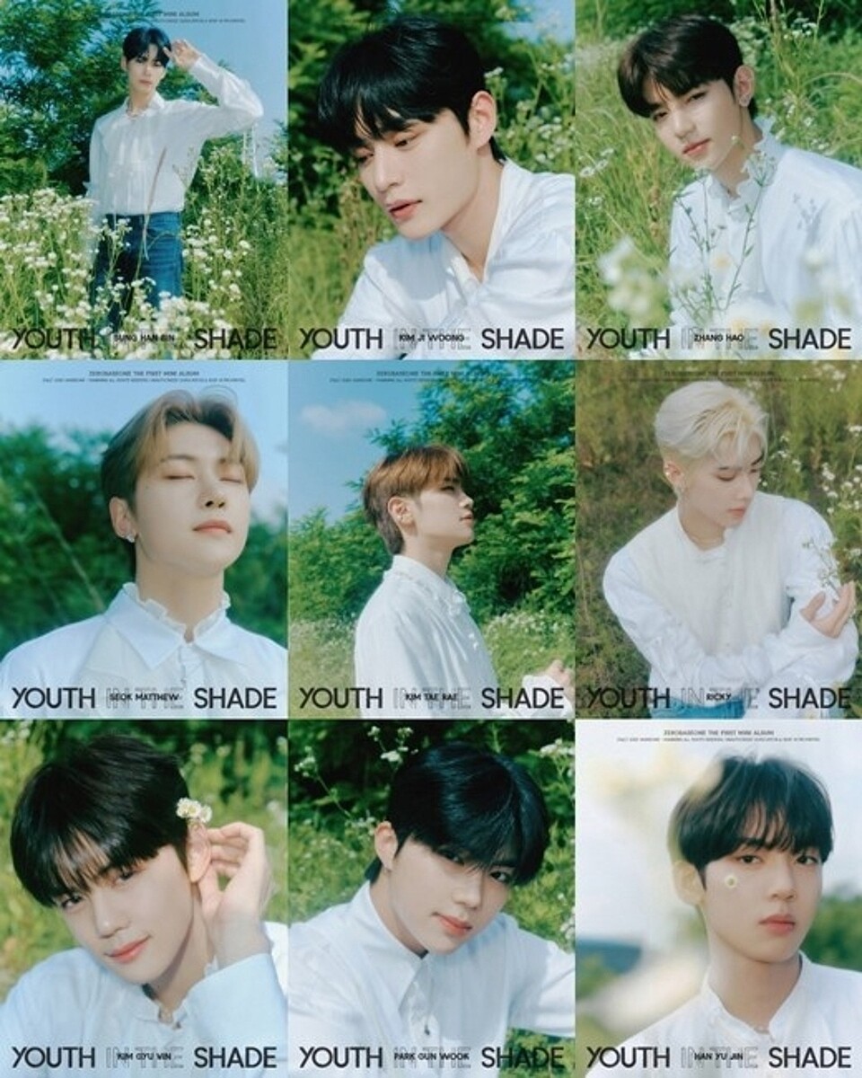 【画像】ZEROBASEONE、デビューアルバム「YOUTH IN THE SHADE」SHADEバージョンのコンセプトフォトを公開 ...