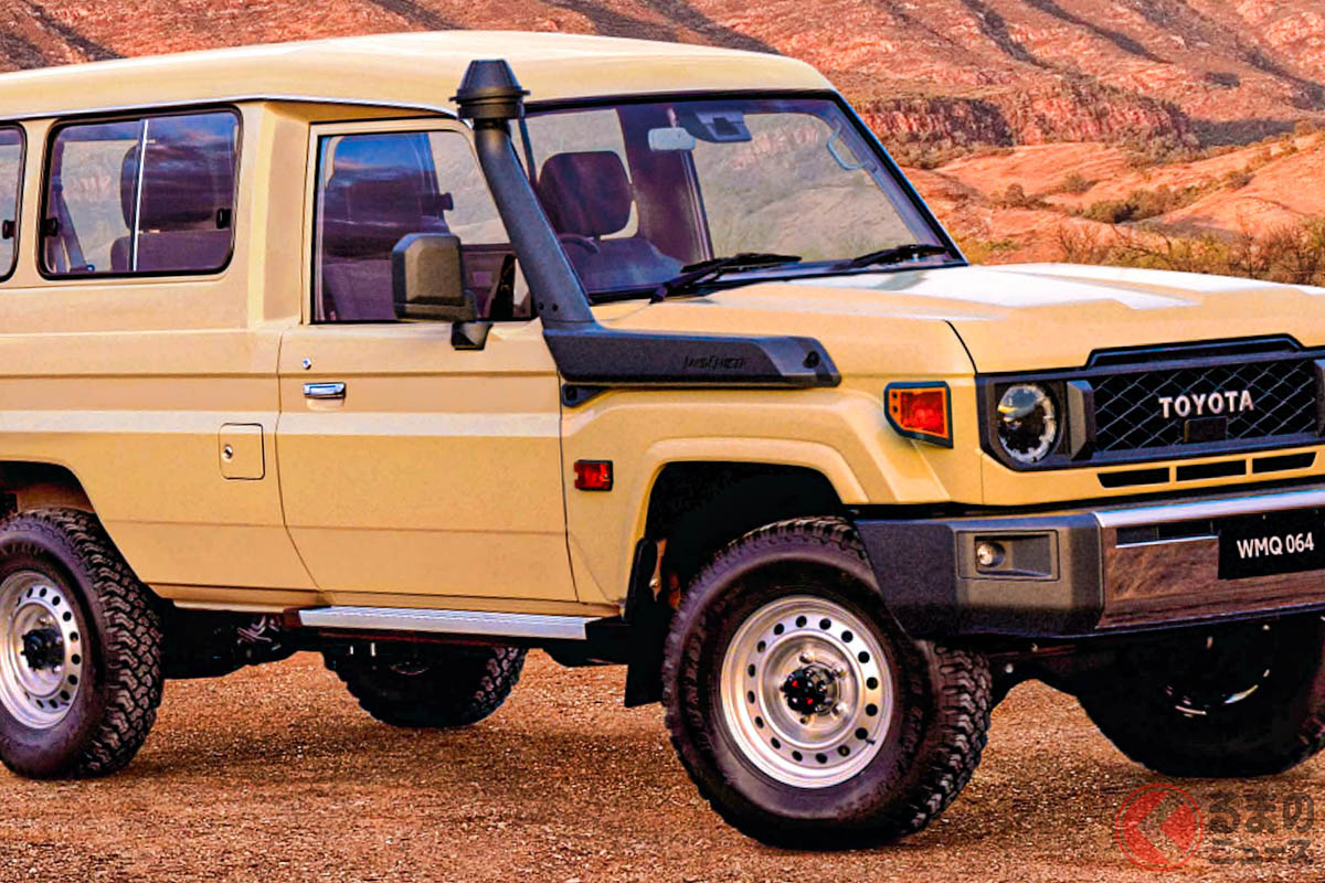 V8＋MTアリ！ トヨタ新型「ランクル70」発表！ 3ドア＋多座席仕様にボディーカラーも豊富!? めちゃカッコイイ“豪州仕様”登場 - ライブドアニュース