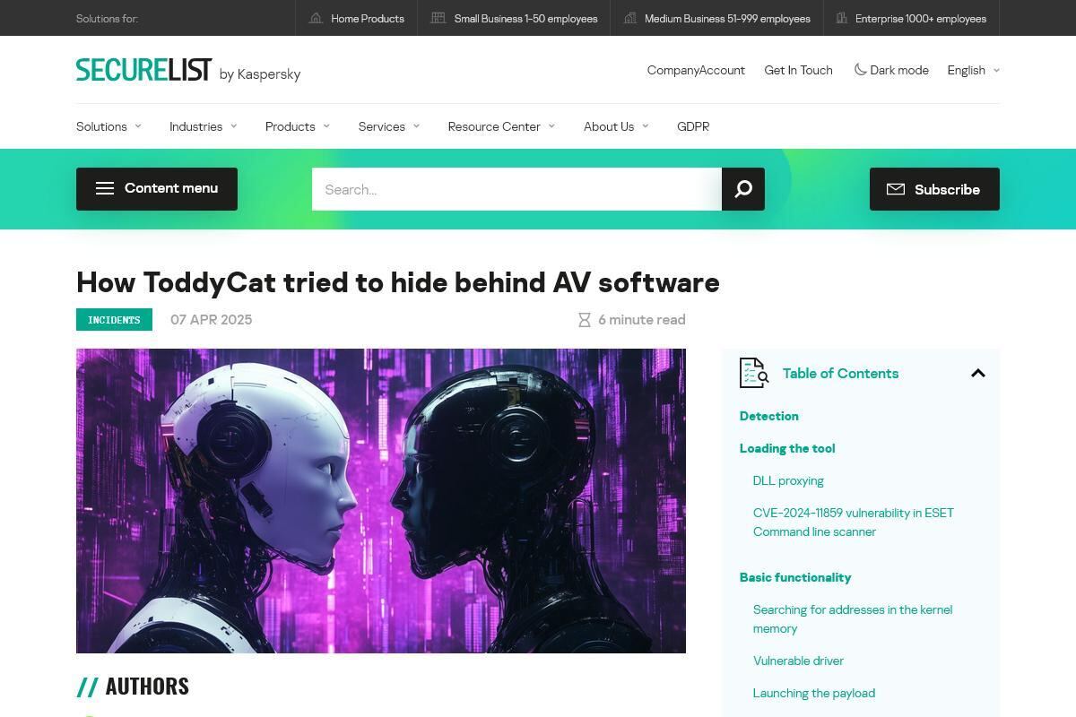 ESETの複数製品に重大な脆弱性、今すぐにアップデートを - ライブドアニュース