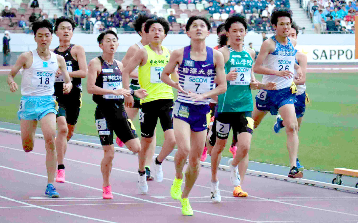 【画像】青学大スーパールーキー折田壮太が2部5000Mで決勝進出「速さより強さを求めていきたい」 - ライブドアニュース