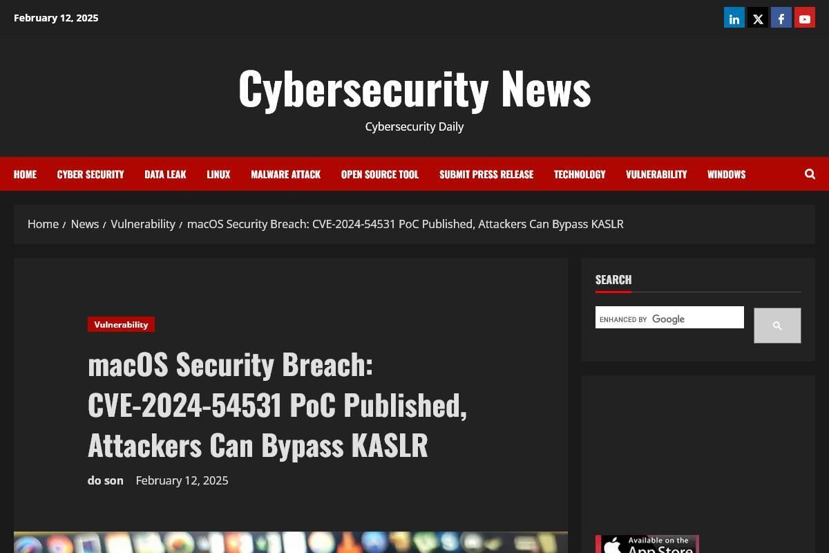 Macのセキュリティ機能「kASLR」を突破するPoC公開、注意を - ライブドアニュース