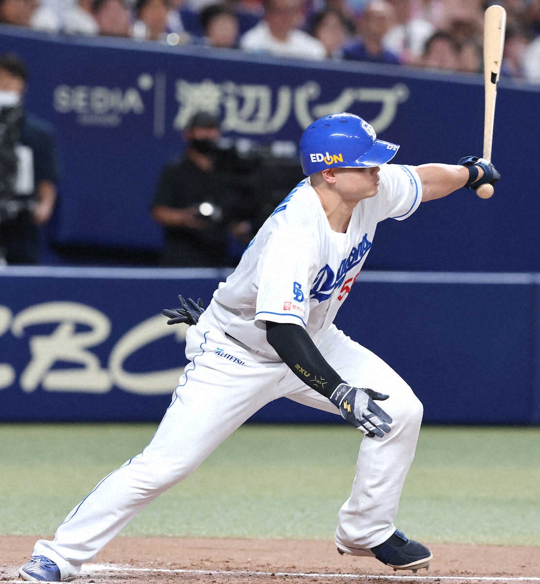 中日・細川成也 決勝2点打で5年ぶり7連勝導いた「この勢いのまま、しっかり上にいけるように」 - ライブドアニュース