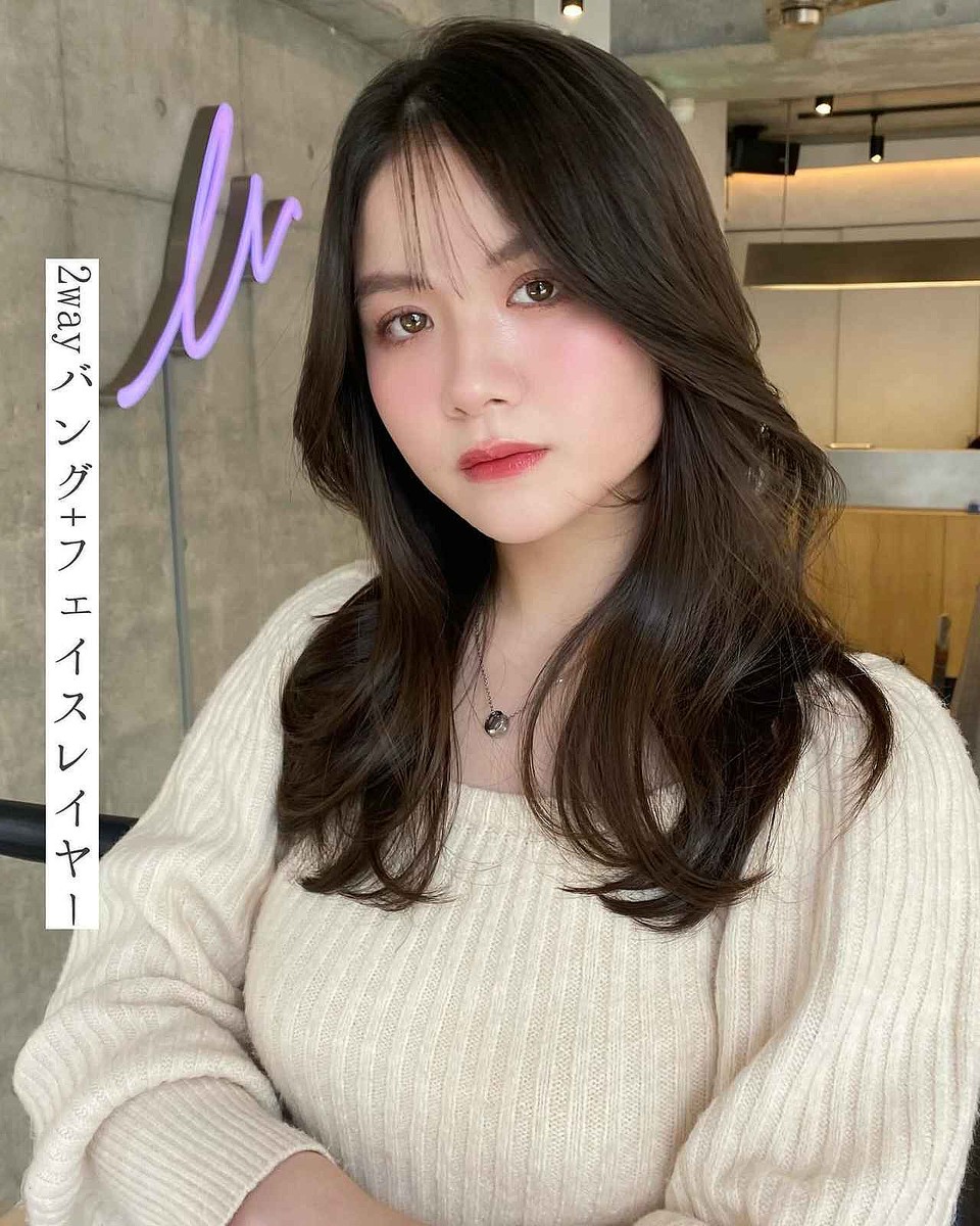 【画像】こりゃ印象が変わる！【フェイスレイヤー】でふわっと柔らかいトレンドヘアに！ 5/5 - Peachy - ライブドアニュース