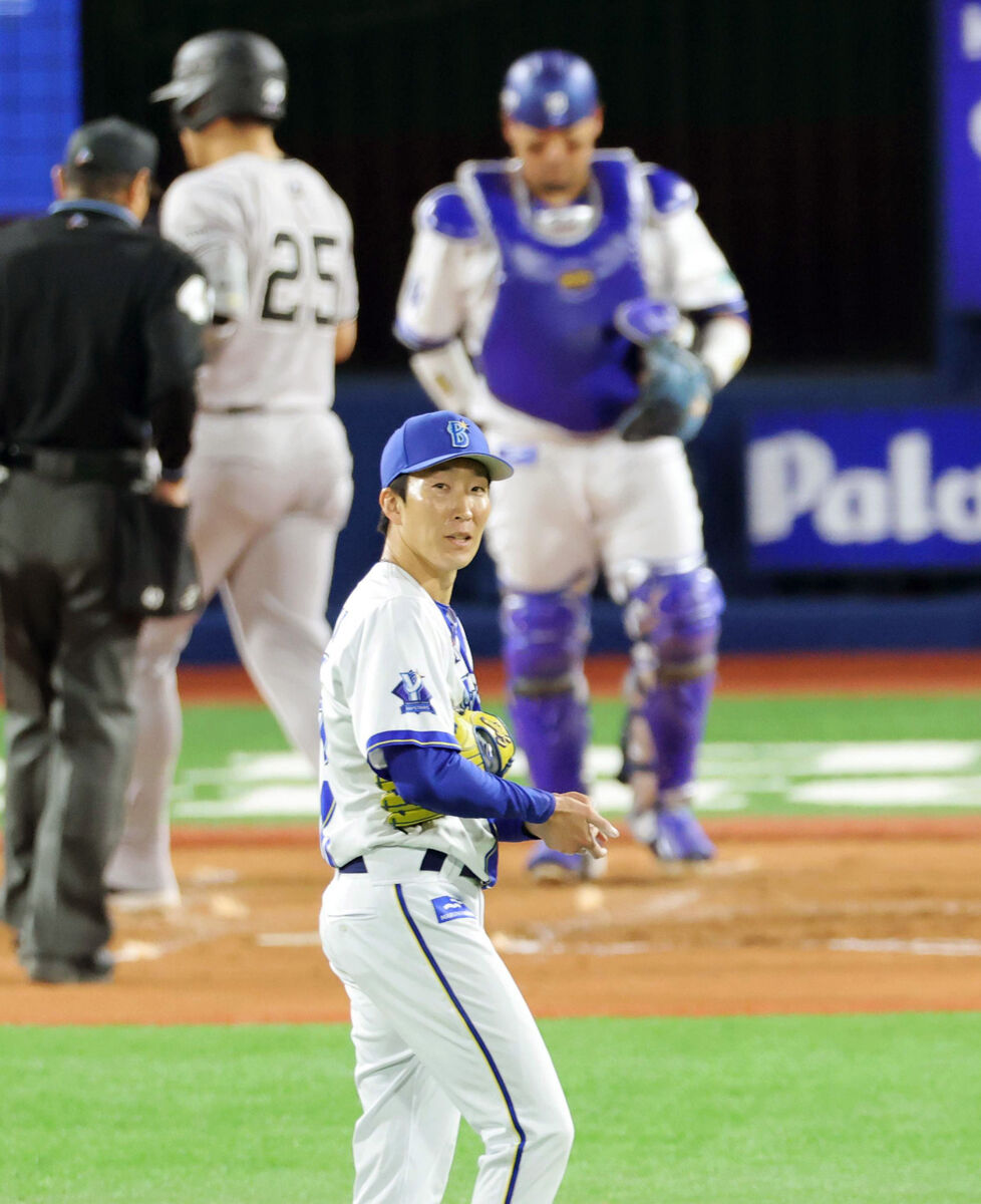 【DeNA】大貫が6回7安打2失点で降板…巨人の一発攻勢に泣く - ライブドアニュース