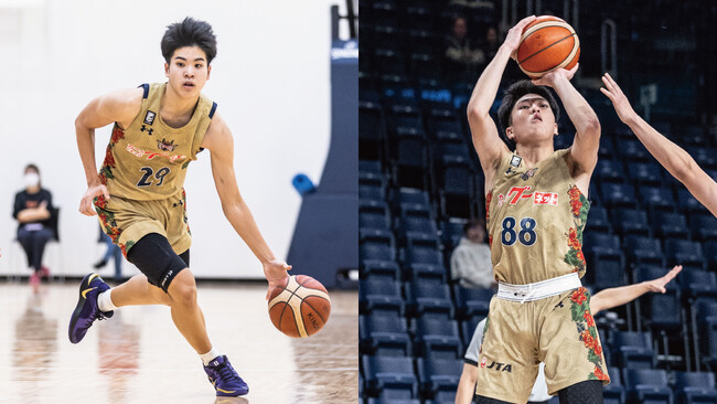 【画像】キングスU18 #29宮里選手、#88奥間選手「2025 Shanghai Future Star Basketball ...