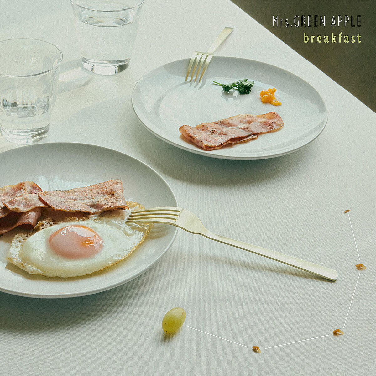 Mrs. GREEN APPLEが新曲「breakfast」のカバーアート公開！ニュース情報番組『サン！シャイン』テーマソング - ライブドアニュース