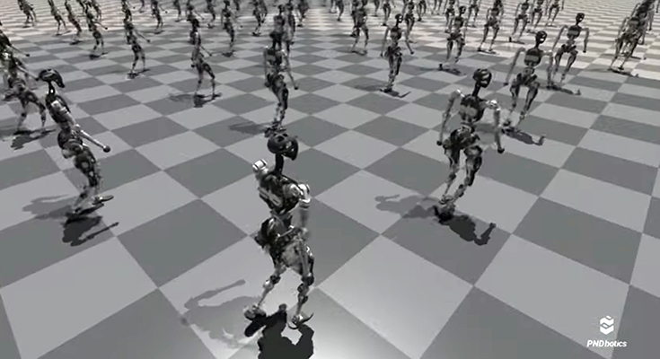 人間の骨格を模倣したヒューマノイドの最新動画を公開 PNDbotics、強化学習とシミュレーションで訓練時間を短縮 - ライブドアニュース