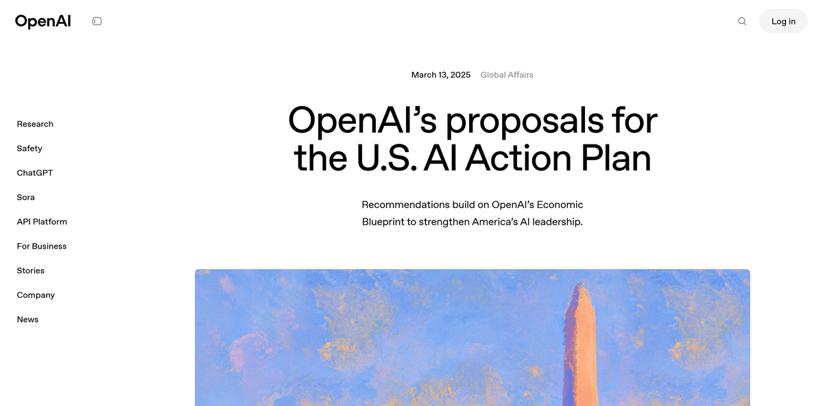 OpenAIがAIについての規制を減らすよう政府に提言、「中国とのAI技術開発競争に負けないため」と述べる - ライブドアニュース