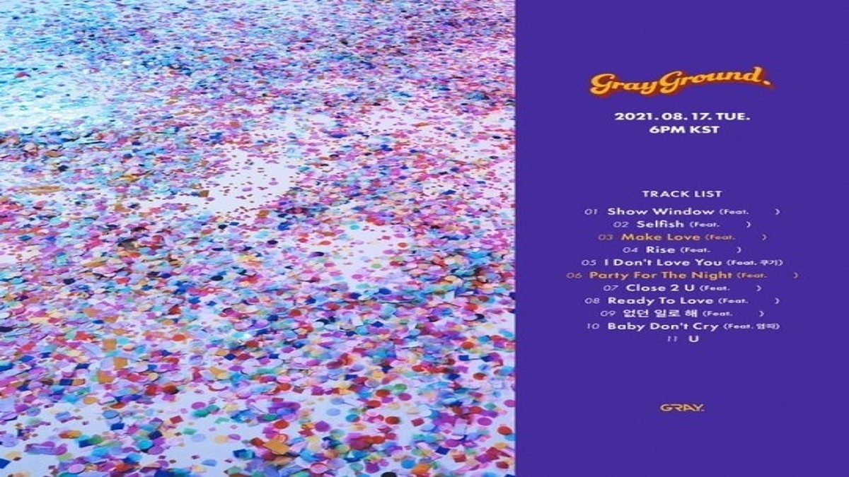 GRAY、1stフルアルバム「grayground.」トラックリストを公開…フィーチャリングアーティストにも注目 (2021年8月12日掲載 ...