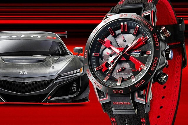 タイプRファン必見！ホンダと同じ“赤”配したHRCコラボ腕時計登場！カシオから発売 - ライブドアニュース