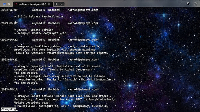 PMA周りの仕様変更が行われたGNU Awkバージョン5.2.2 - ライブドアニュース