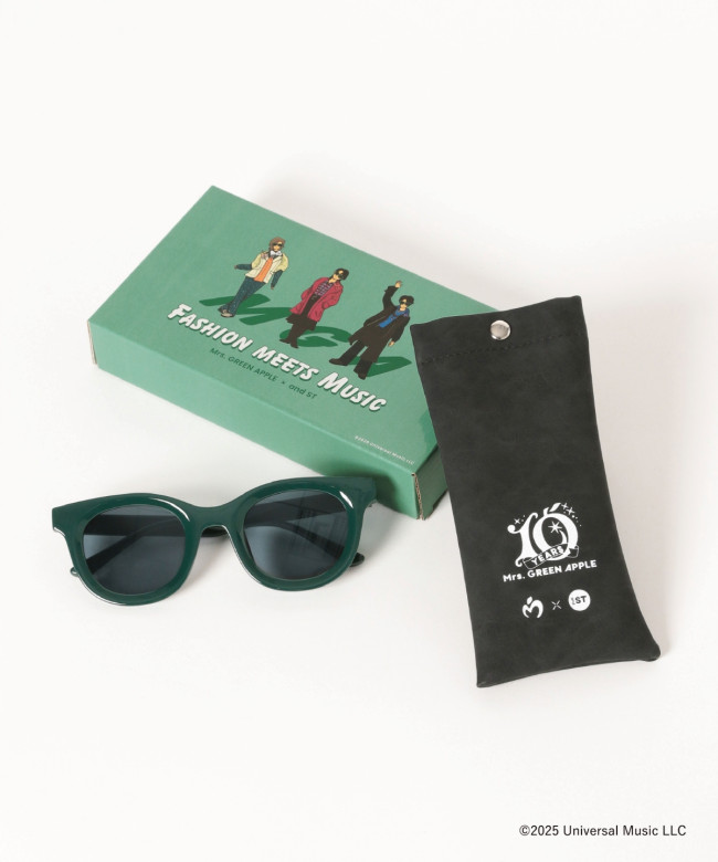 Mrs. GREEN APPLE×「and ST」コラボサングラス登場！ デビュー10周年を記念したオリジナルデザイン (2025年7月15日 ...