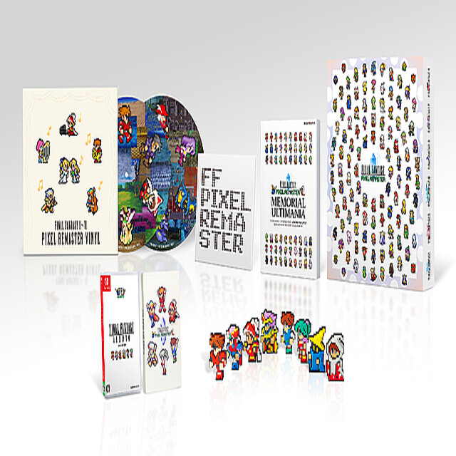 「FFピクセルリマスター」(FFI～FFVI)待望のSwitch・PS4版が発売決定！「熱くコントローラーを握りしめてください！」35周年特装 ...