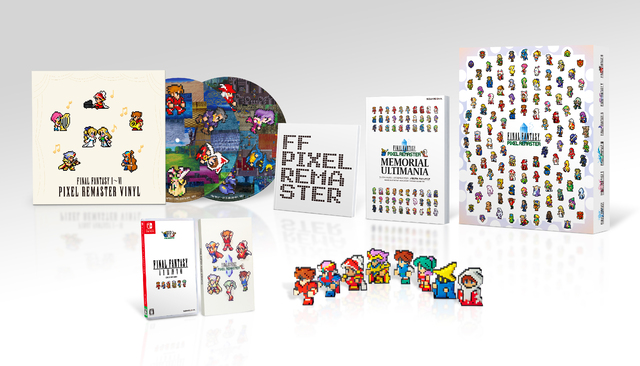 「FFピクセルリマスター」(FFI～FFVI)待望のSwitch・PS4版が発売決定！「熱くコントローラーを握りしめてください！」35周年特装 ...