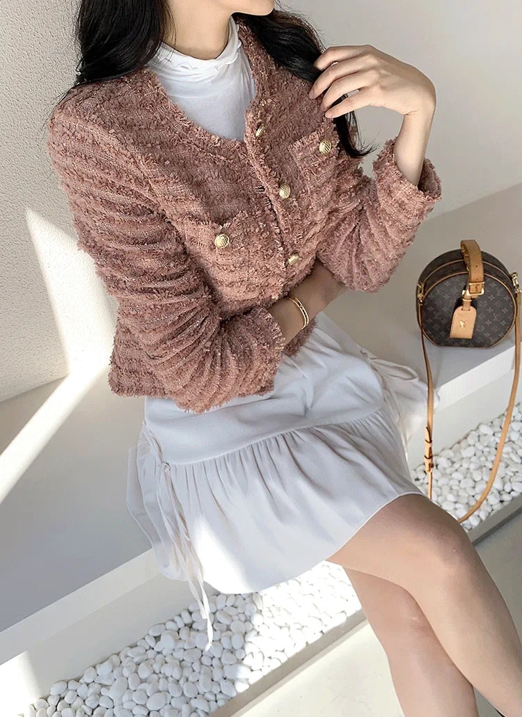 【画像】旬のレトロスタイルに欠かせない♡「DHOLIC」のツイードジャケット3選【コスパ名品リスト＃774】 2/3 - Peachy - ライブドアニュース