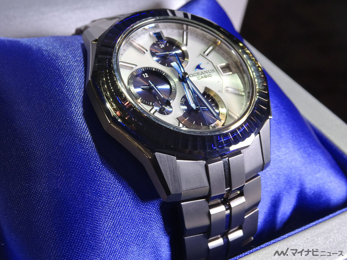 カシオ 2025年6月発売のOCEANUS／MRｰGを実機写真で！ - ライブドアニュース