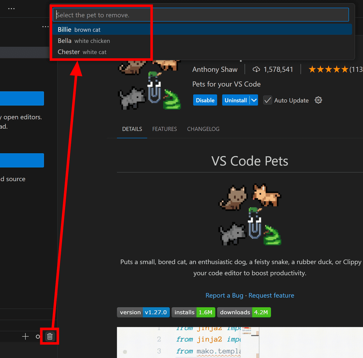 Visual Studio Codeに可愛いペットを表示できる拡張機能「VS Code Pets」でペットたちと遊んでみた - ライブドアニュース