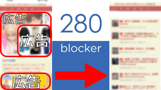 なぜiPhoneユーザーは「広告ブロッカー」を使うべきなのか？をSafari専用広告ブロッカー「280blocker」を実際に使用して調べてみた - ライブドアニュース