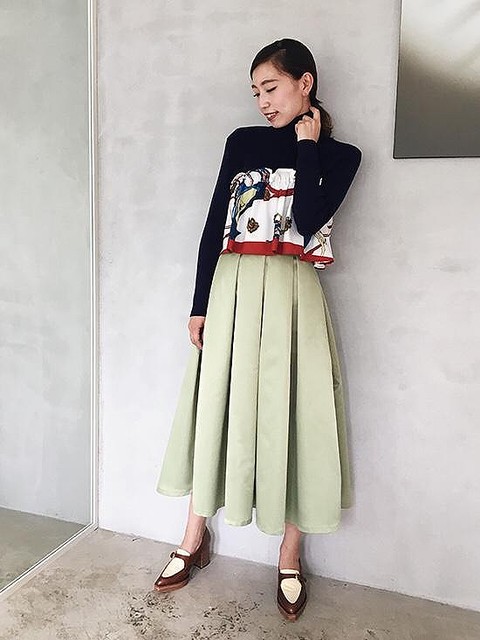 【AW新作】今から着られる「Ameri VINTAGE」の変り種スカートをピックアップ！ - Peachy - ライブドアニュース