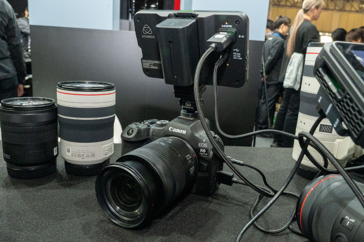 キヤノン「EOS R6 Mark III」「EOS C50」、ニコン「ZR」など新カメラ展示に注目 - ライブドアニュース