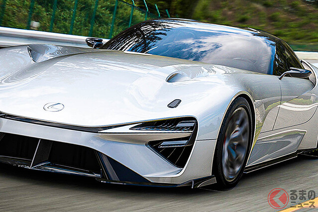 “和製スーパーカー”レクサス「LFA」の後継機！ 美しすぎる新型「エレクトリファイドスポーツ」台湾で初公開 - ライブドアニュース