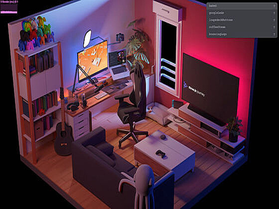 WebGL×Three.jsの組み合わせでウェブ上で美麗に動く3DCGの部屋を再現した「My Room in 3D」 (2021年9月13日 ...