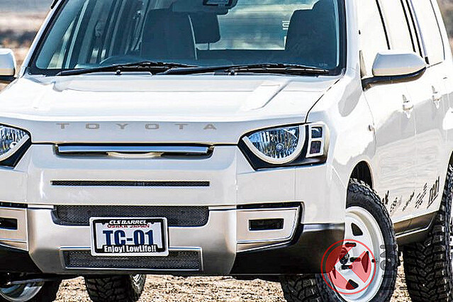 ド迫力の顔面整形！ トヨタ「プロボックス」をゴツすぎな“シャコアゲ高級SUV”に変換！ ESB「CLS FOX」がスゴイ - ライブドアニュース