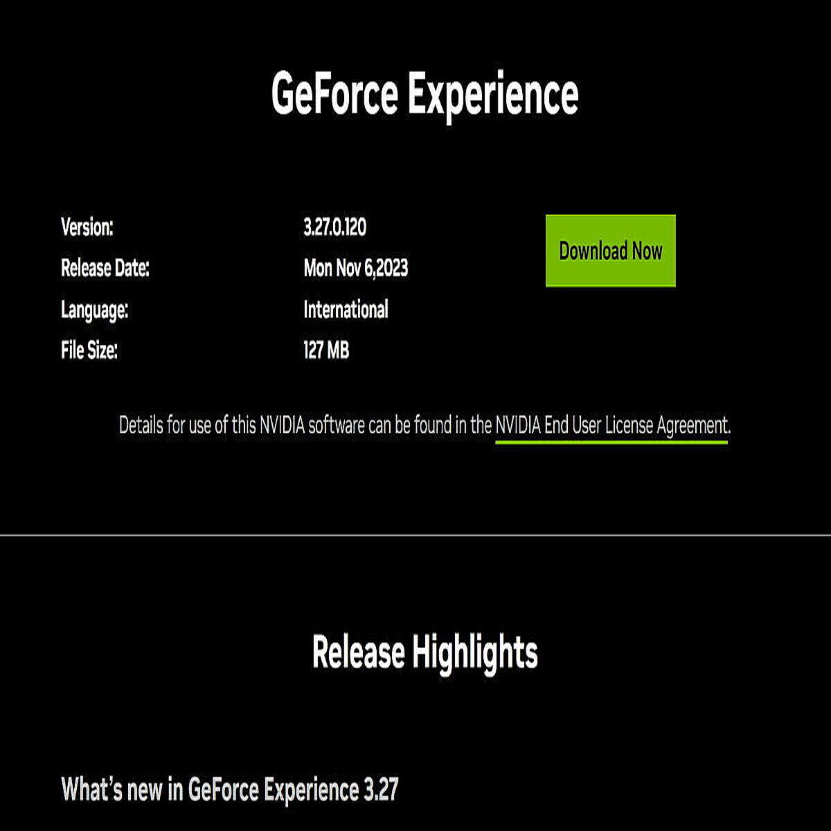 NVIDIA GeForce Experience 3.27提供開始 - HDR録画のバグ修正、ノート向けGPU対応 (2023年11月11日 ...