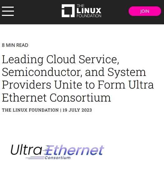 AI時代の高性能ネットワーク規格を策定する「Ultra Ethernet Consortium」をMicrosoft・Intel・AMDなどの ...