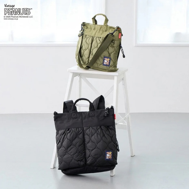 「PEANUTS」75周年を祝うスヌーピーデザインの「ROOTOTE」が登場！バックパックのようにも背負える“セオルー”も - Peachy - ライブドアニュース