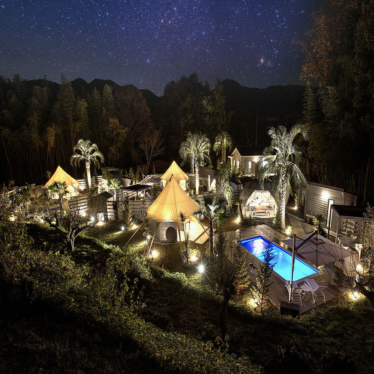 秩父にプール付グランピング施設「+RIVERPOOL FINE GLAMPING埼玉ちちぶ」オープン (2022年11月21日掲載) - ライブドアニュース