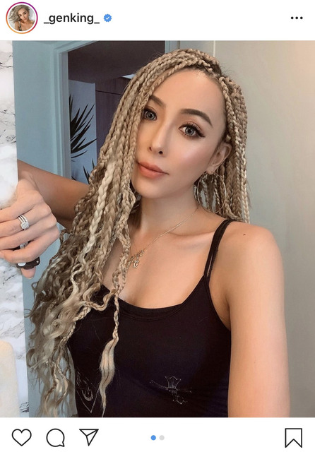 クオリティ高すぎっ！ GENKING、自宅でセットしたエクステヘア姿に称賛＆羨望の声 (2020年5月9日掲載) - ライブドアニュース