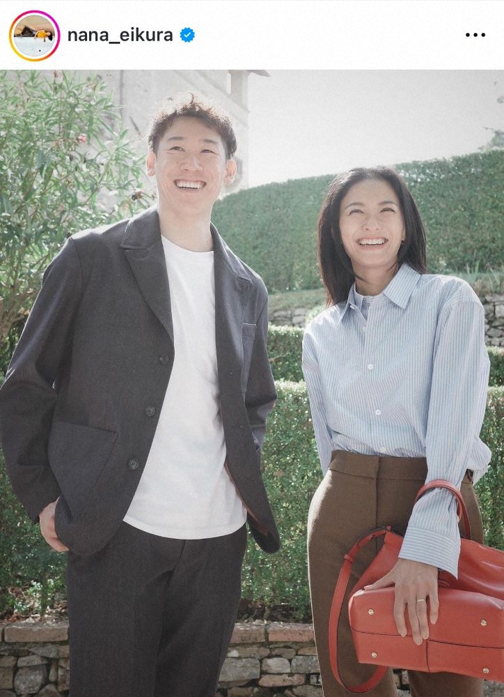 高身長・榮倉奈々、192cmイケメン選手と2ショット 腰の位置に注目…「足の長さどうなってるの！？」 - ライブドアニュース