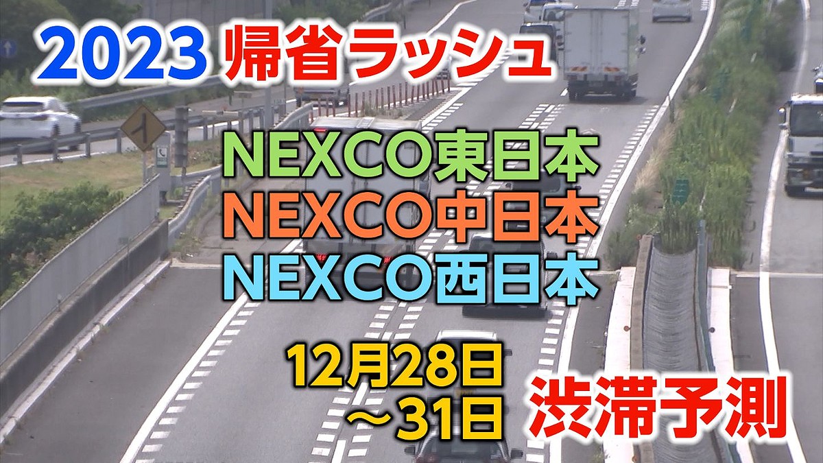 【年末年始 高速道路渋滞予測】帰省渋滞情報 東北道～東名～中央道～九州道まで 混雑するのはどこ？「最長40キロ」の渋滞地点も【NEXCO東日本・中日本・西日本 12月28日～31日 ...