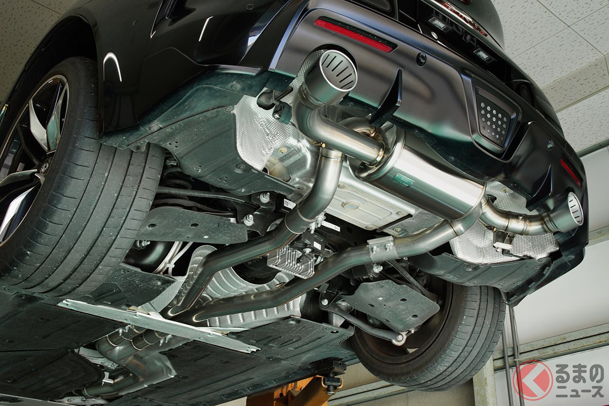 HKSから耐久性と美しさが融合したトヨタ「GRスープラ」用「Super Turbo Muffler URBAN MATTE EDITION」が登場！ - ライブドアニュース