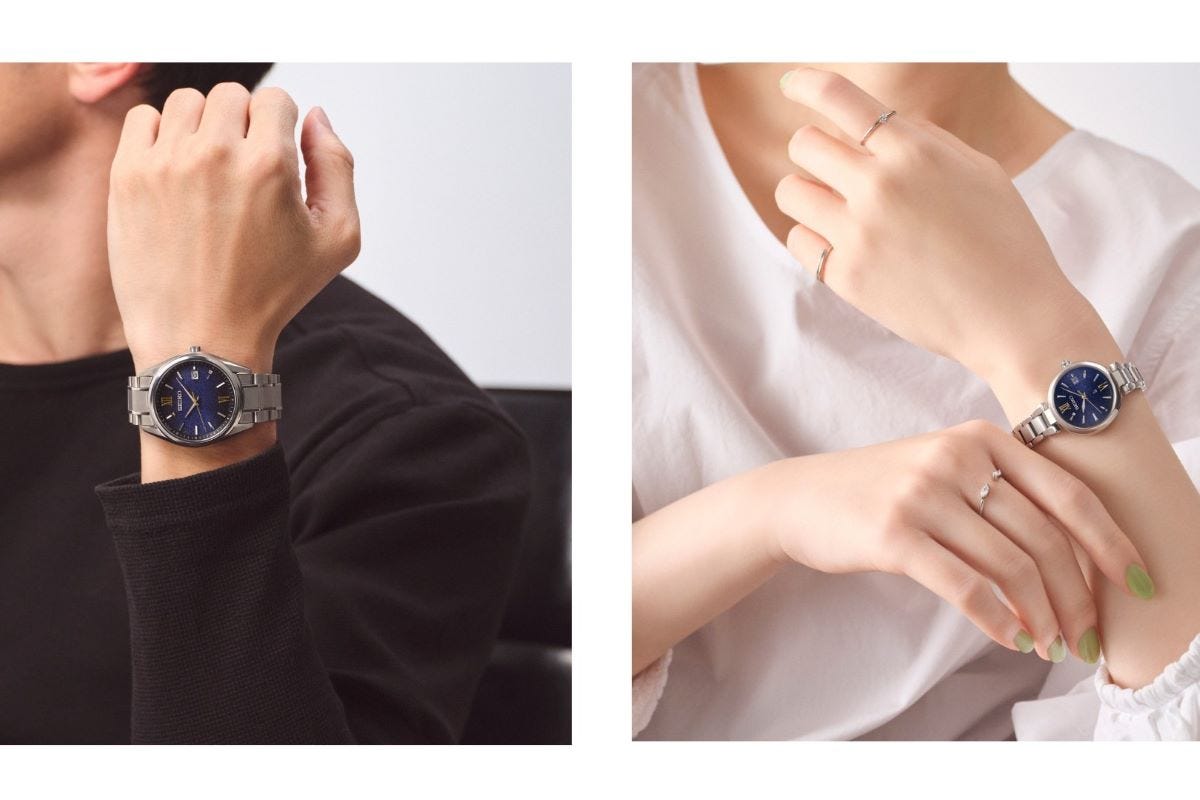 セイコー、七夕の煌めく夜空を表現したエターナルブルー限定ペアモデル - ライブドアニュース