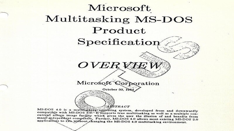 Microsoft、社内に残っていなかったMS-DOS 4.0を各者と協力しオープンソースに (2024年4月26日掲載) - ライブドアニュース