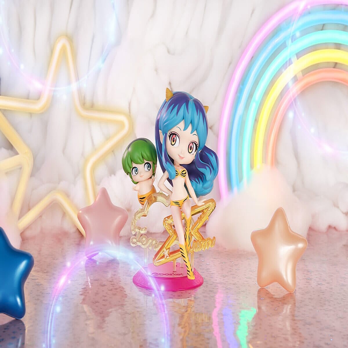 揃えて飾れるラムとテンのフィギュア！バンプレスト「うる星やつらアニメver. Q posket together-LUM&TEN ...