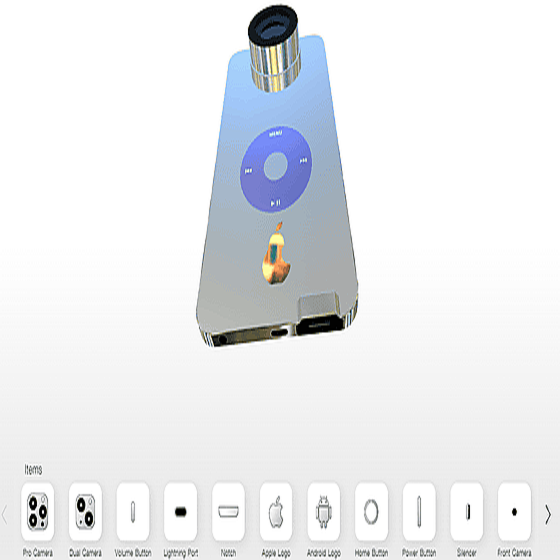 iPhoneのデザインを好き放題カスタムできるネットサービス「Design the next iPhone」はカメラからクリックホイールや ...