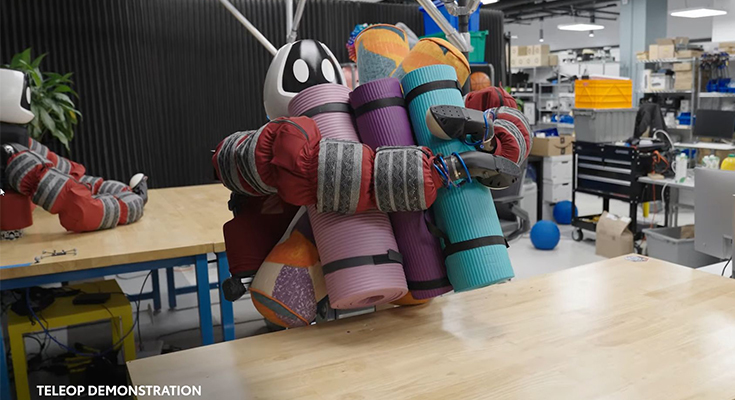 トヨタが手と胸を器用に使うソフトロボット「Punyo」(ぷにょ)の動画を公開 人の行動を助ける柔らかい操作研究用ロボット - ライブドアニュース