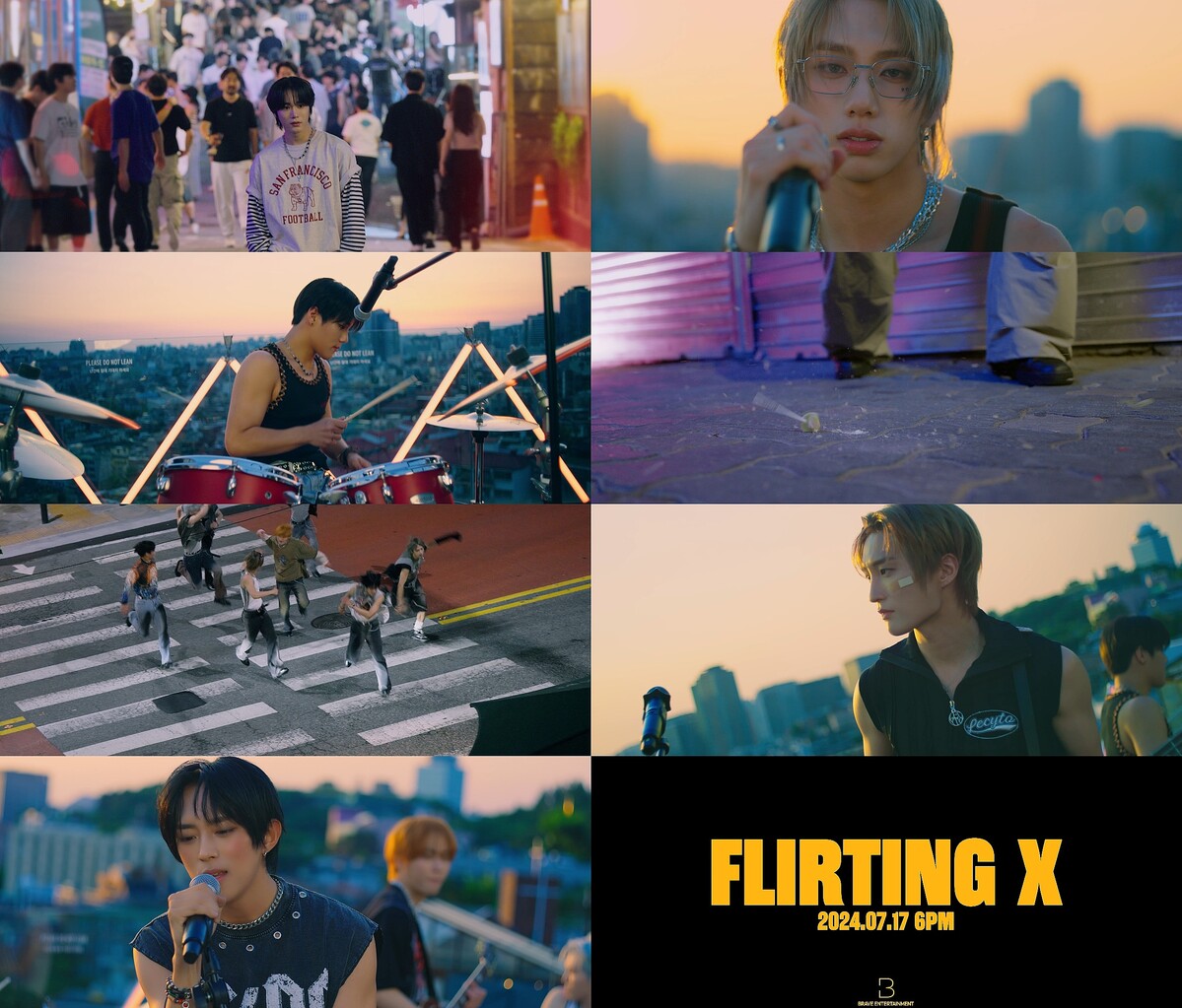 DKB、タイトル曲「Flirting X」MVティーザーを公開！ロックバンドに変身 (2024年7月15日掲載) - ライブドアニュース