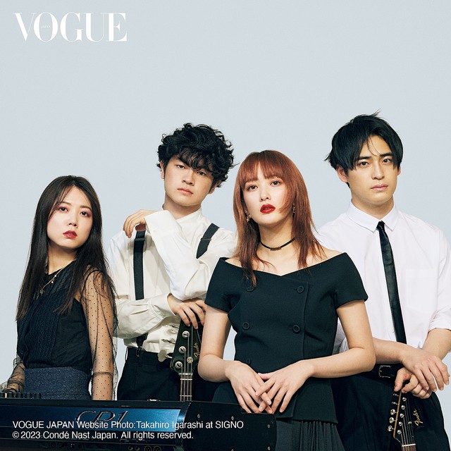 緑黄色社会、『VOGUE JAPAN』表紙に登場！ “伝説のリップ”をまとったスペシャルシューティング公開 - ライブドアニュース